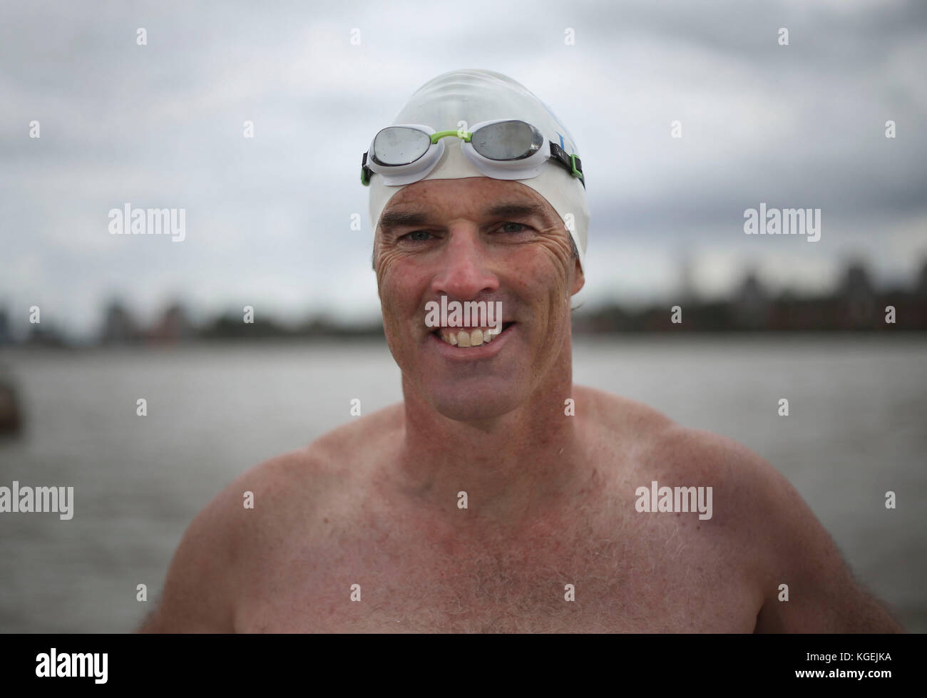 File photo dated 29/08/14 of British endurance swimmer Lewis Pugh, who ...