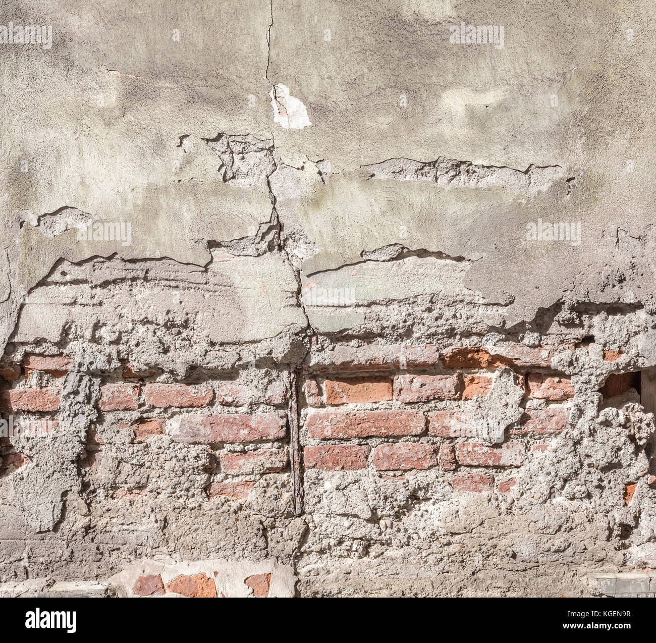 old plastered brick wall texture urban background Stock Photo - Alamy