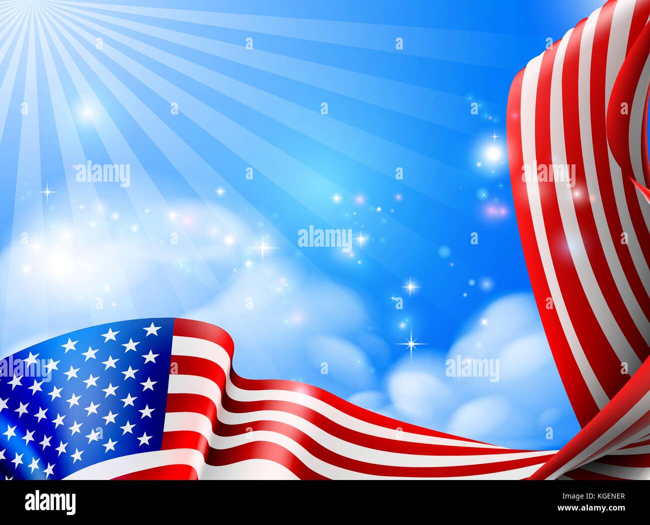 Background american party flag Stock Vector Images - Alamy