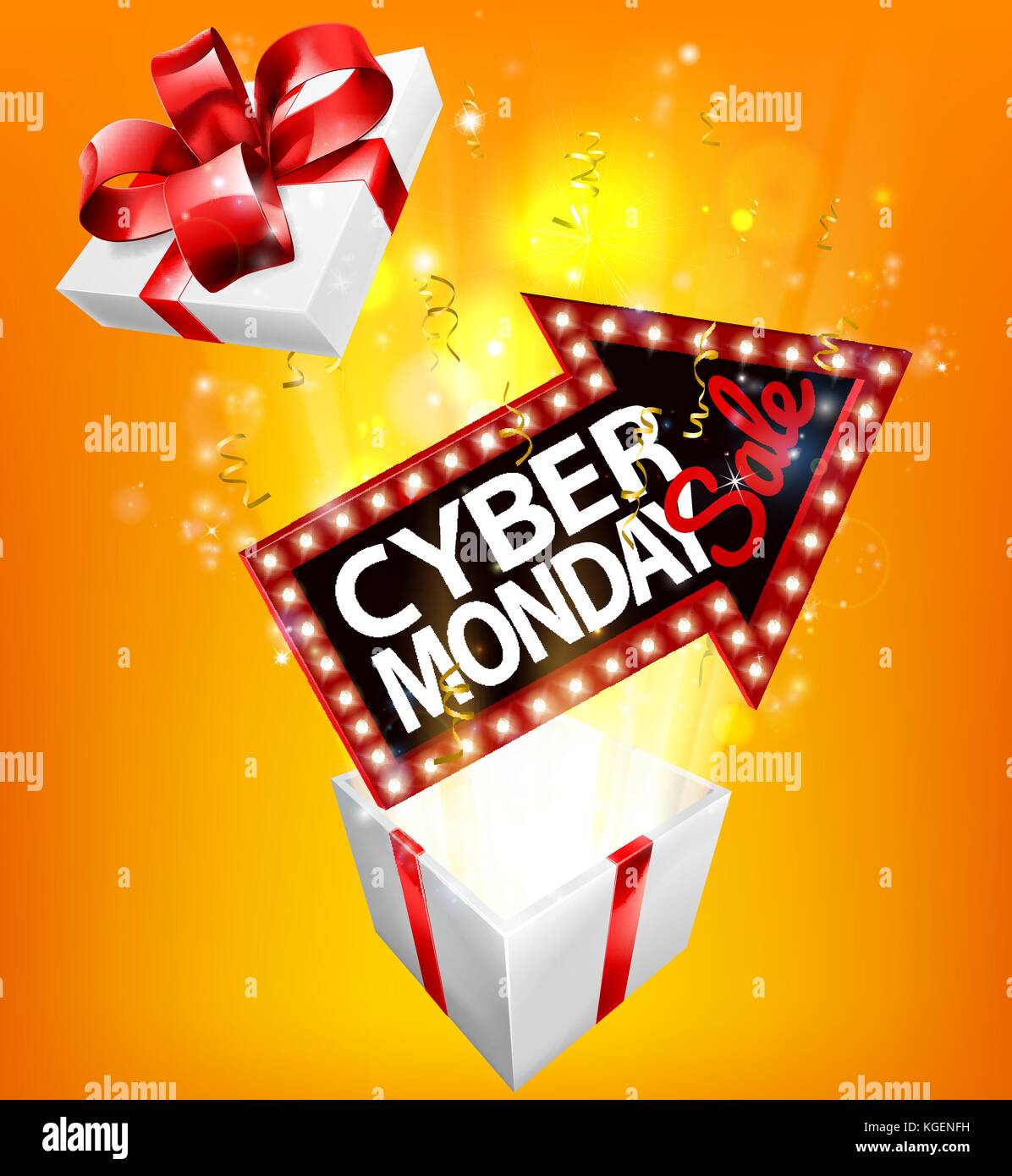 Shop light bulb Stock Vector Images - Alamy