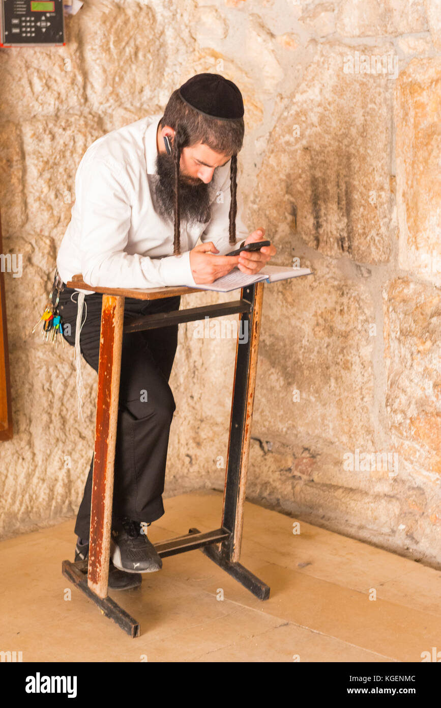 Israel The Holy Land Jerusalem Old City bearded religious Jew Jewish ...