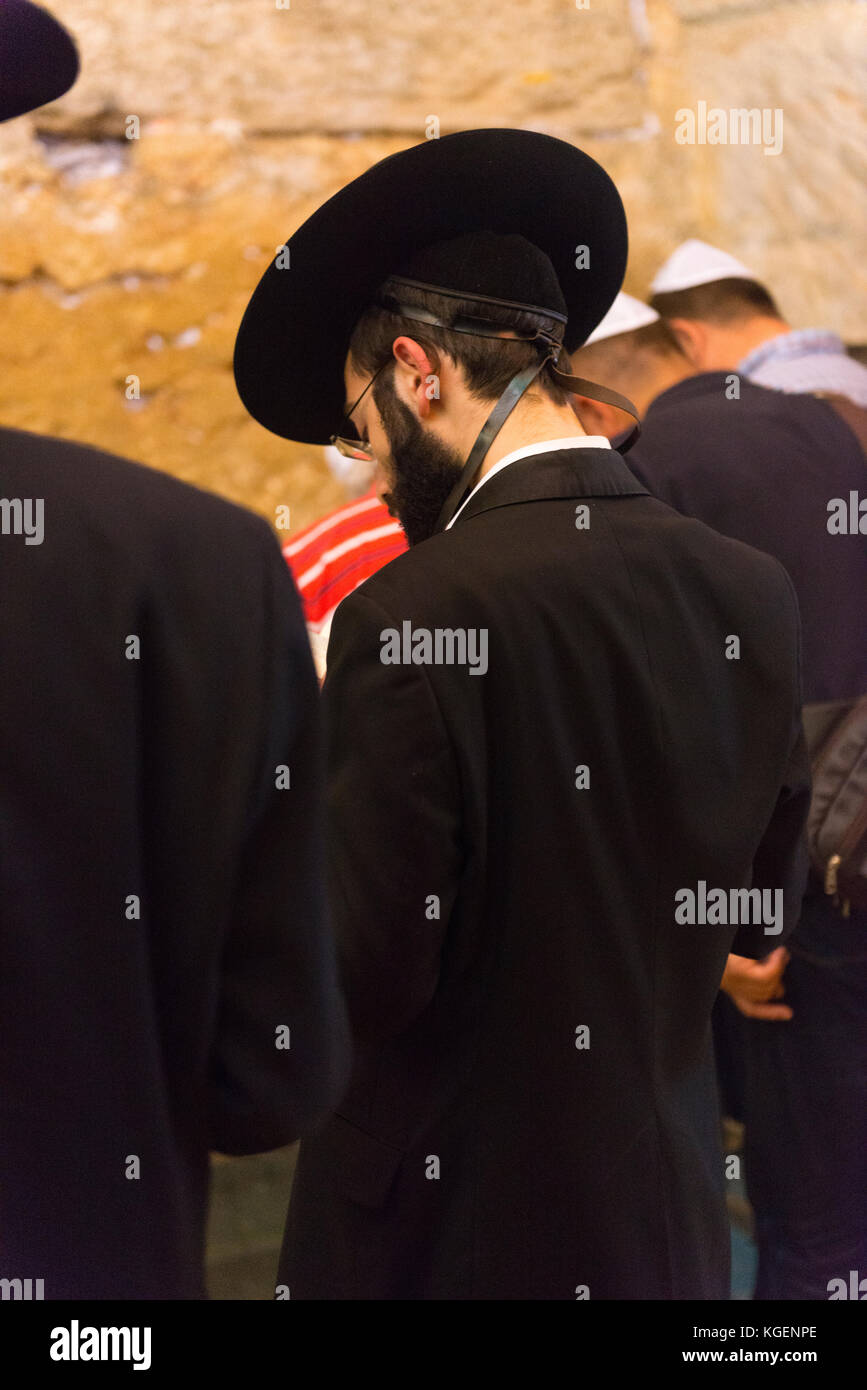 Israel The Holy Land Jerusalem Old City bearded young religious ...