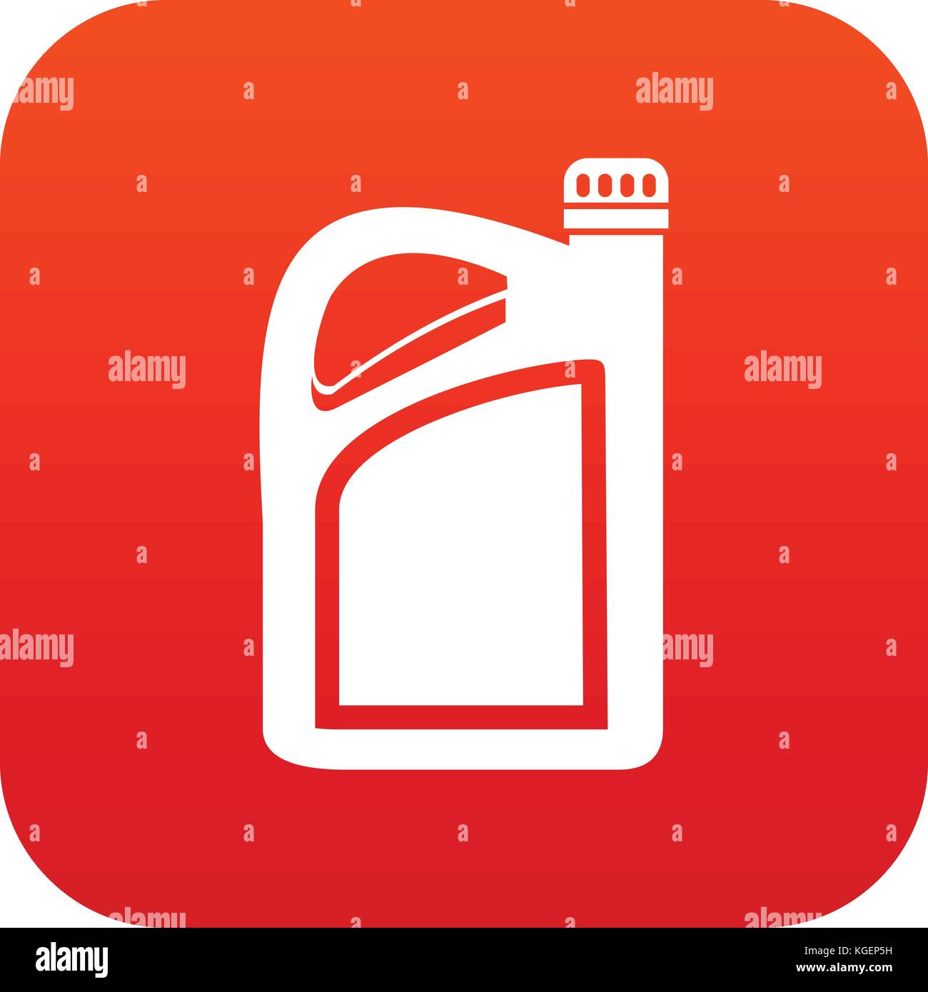 Jerrycan icon digital red Stock Vector Image & Art - Alamy