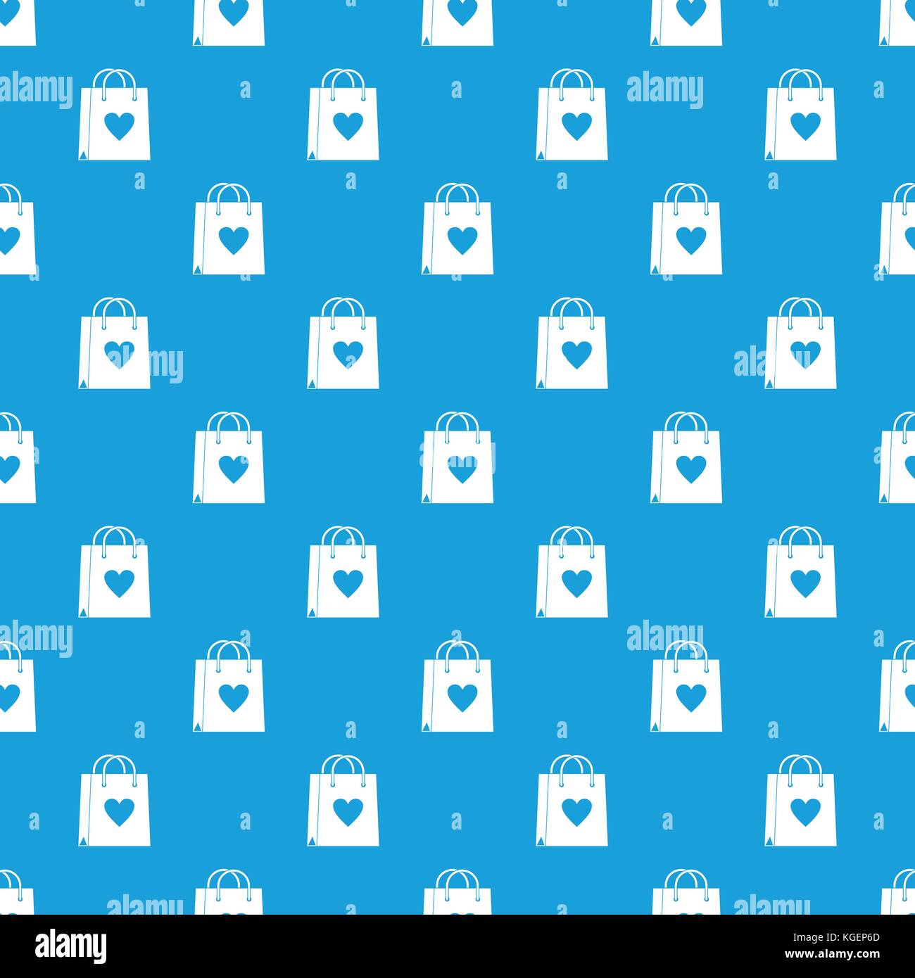 Shopping bag pattern seamless blue Stock Vector Image & Art - Alamy