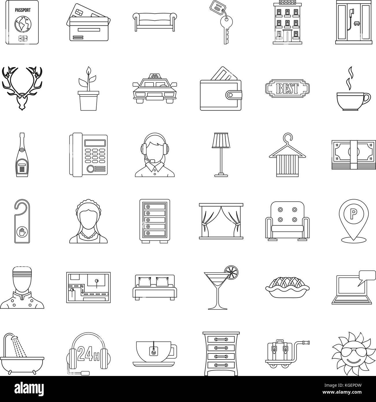 Parking icons set, outline style Stock Vector Image & Art - Alamy Parking icons set, outline style Stock Vector Image & Art - Alamy