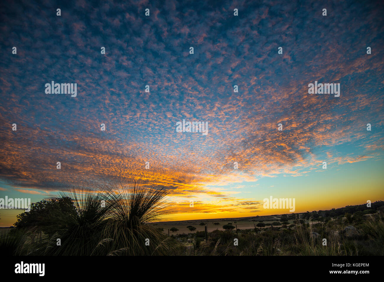 Sunset - Western Australia. On the road to the Pinnacles Desert and ...