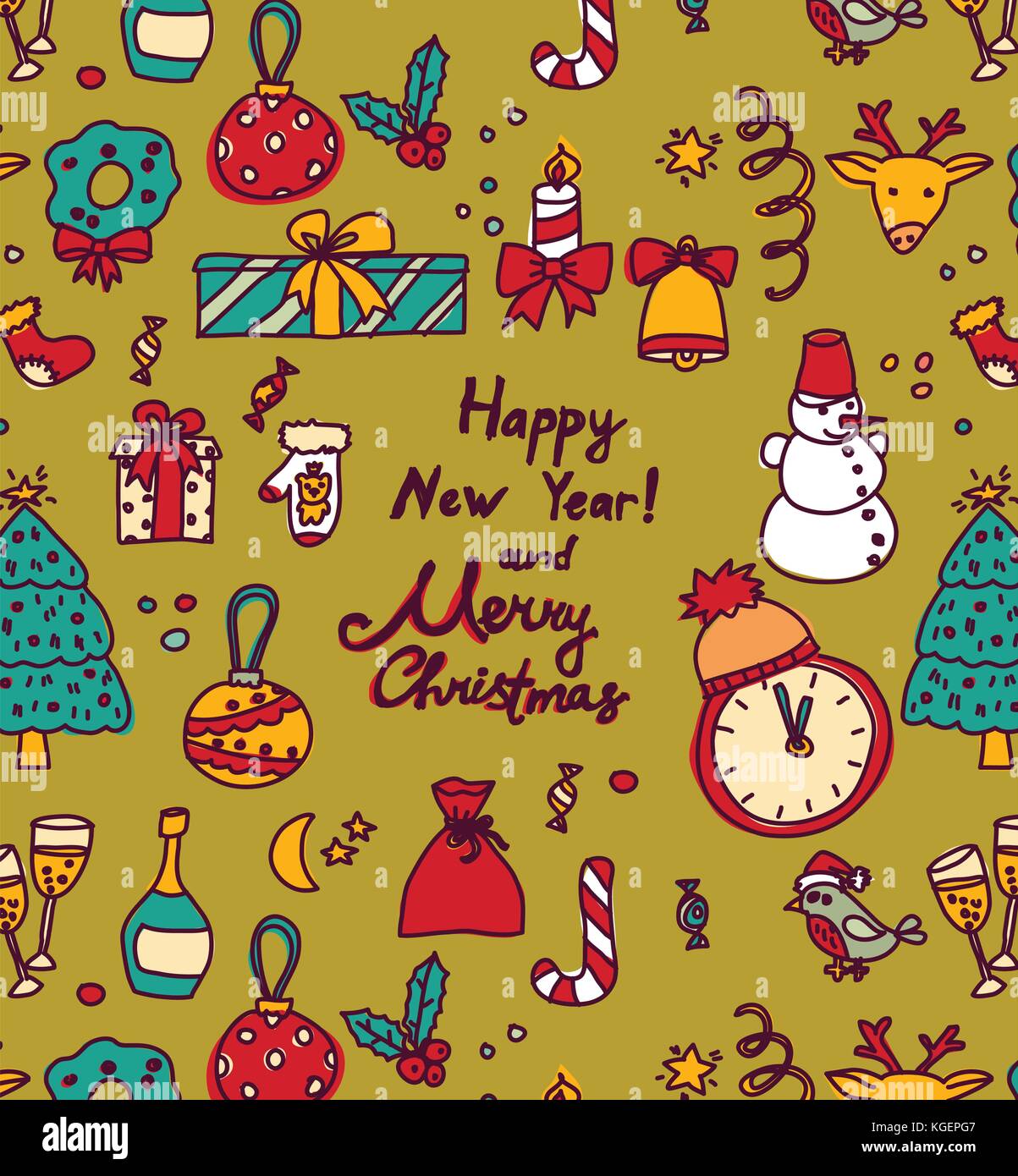Background christmas happy new year Stock Vector Images - Alamy