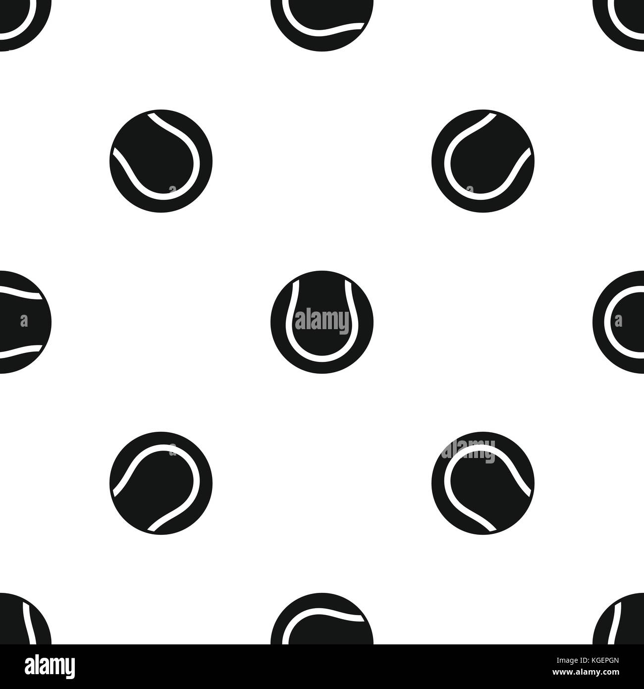 Tennis ball pattern seamless black Stock Vector Image & Art - Alamy