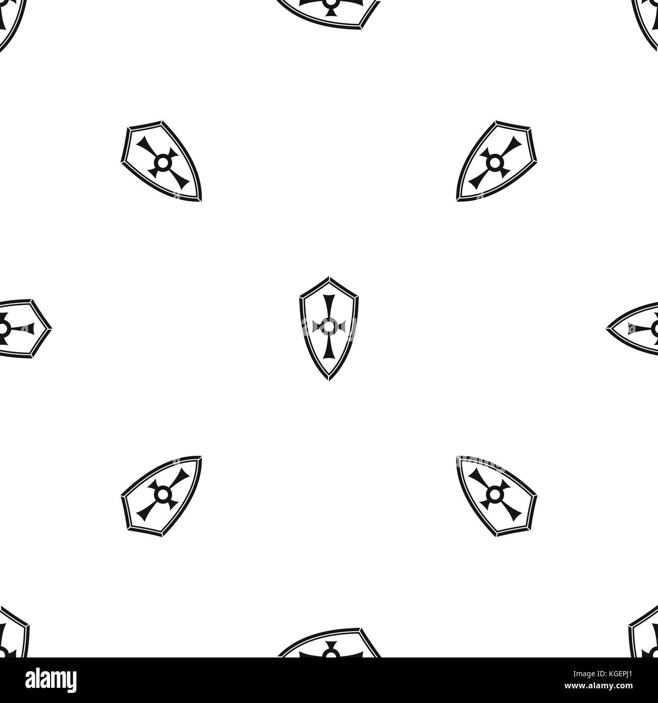 Shield pattern seamless black Stock Vector Image & Art - Alamy