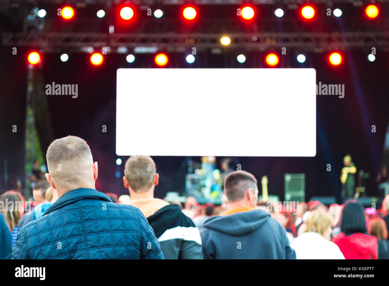 People enjoying an outdoors music, culture, community event, festival ...
