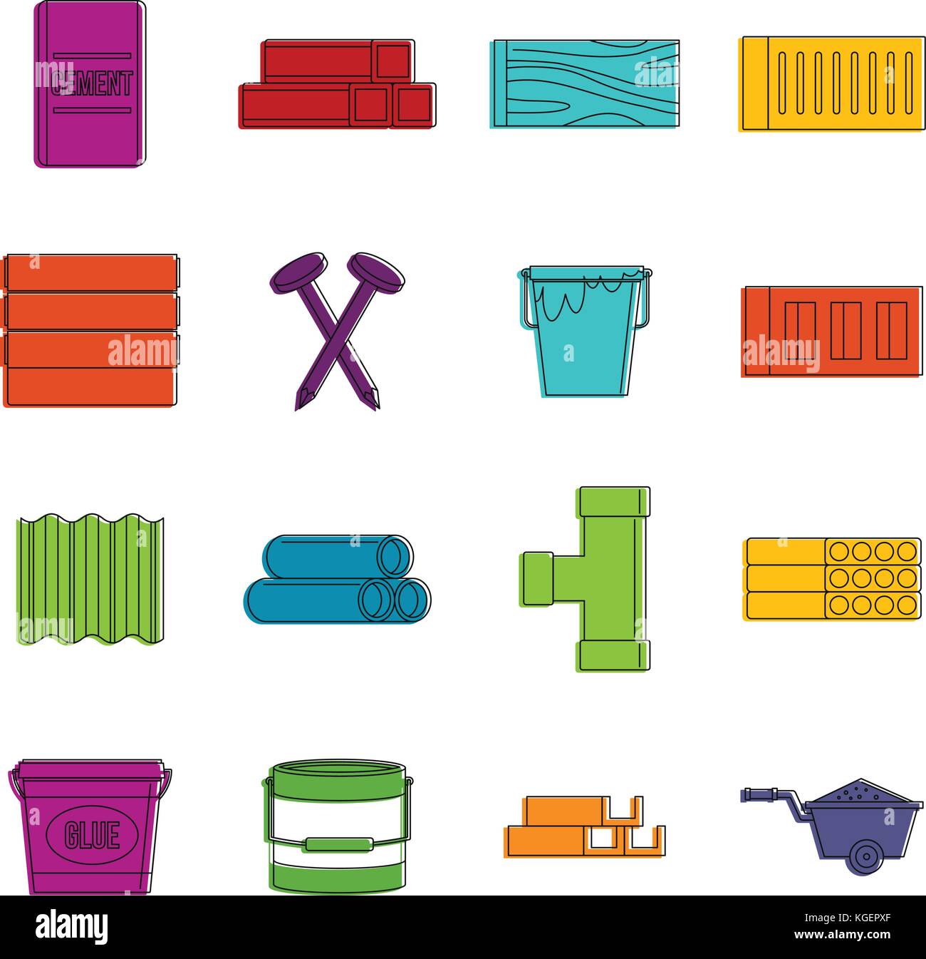 Building Materials Clipart