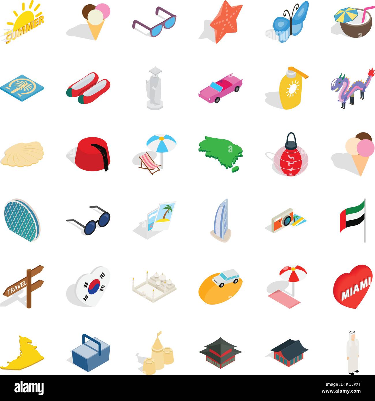 Hotel icons set, isometric style Stock Vector Image & Art - Alamy