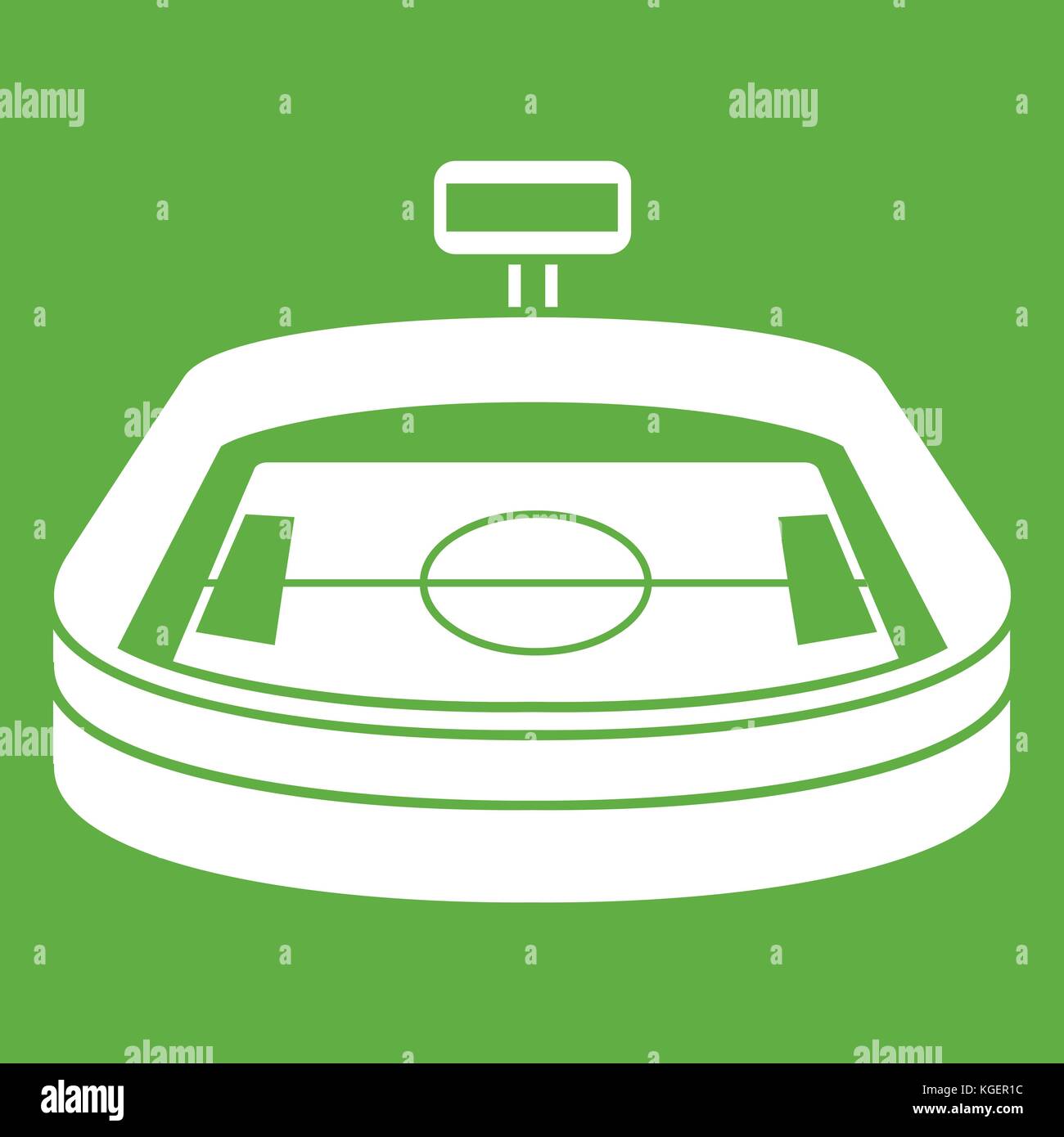 Stadium icon green Stock Vector Image & Art - Alamy