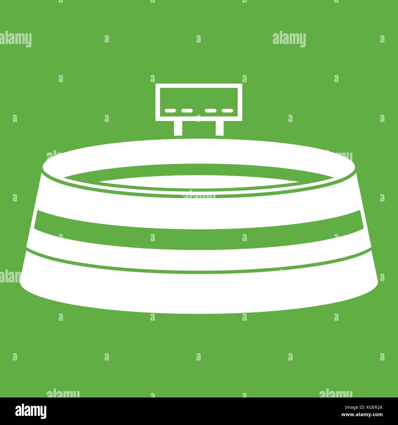 Stadium icon green Stock Vector Image & Art - Alamy