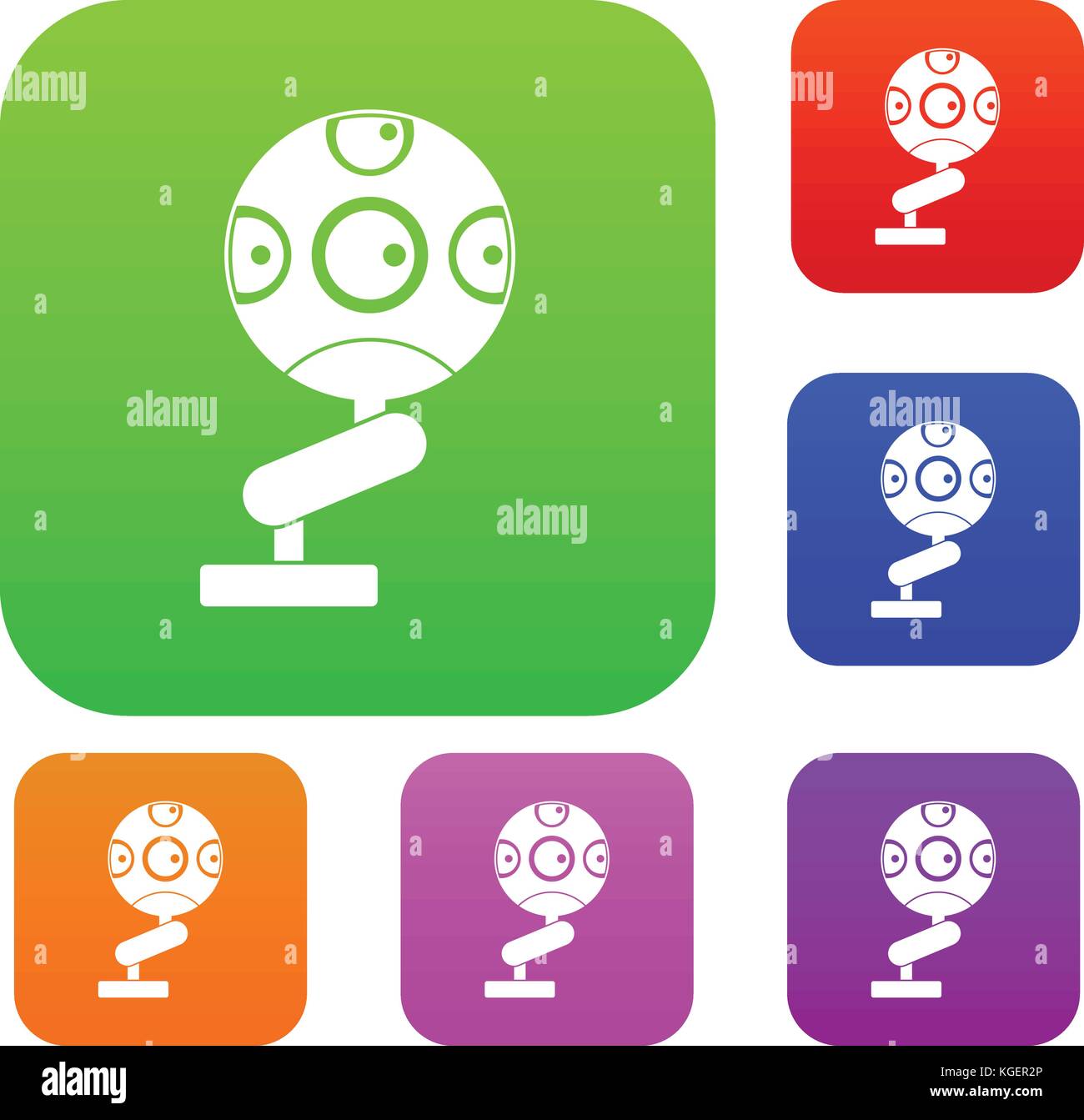 Game device set color collection Stock Vector Image & Art - Alamy