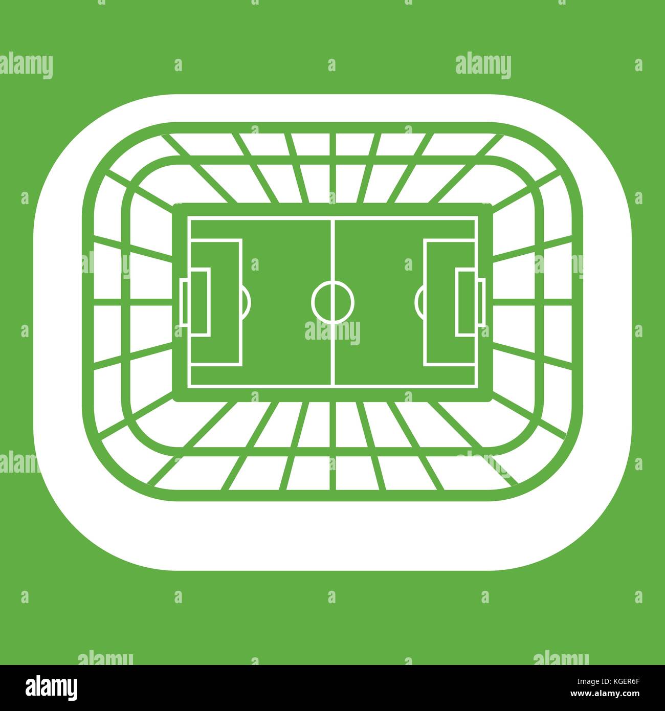 Stadium top view icon green Stock Vector Image & Art - Alamy