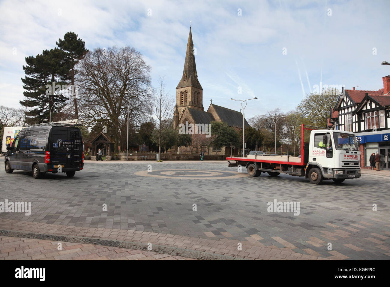 No roundabout in the shared space traffic engineering project in ...