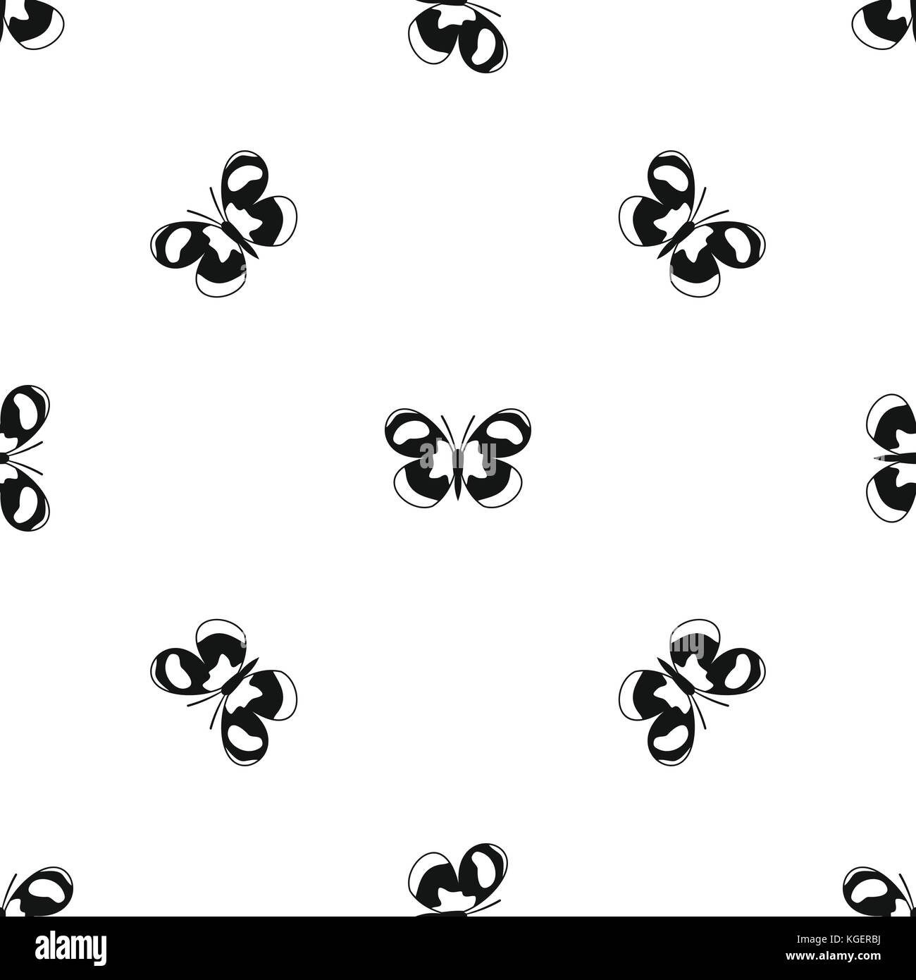 Spotted butterfly pattern seamless black Stock Vector Image & Art - Alamy