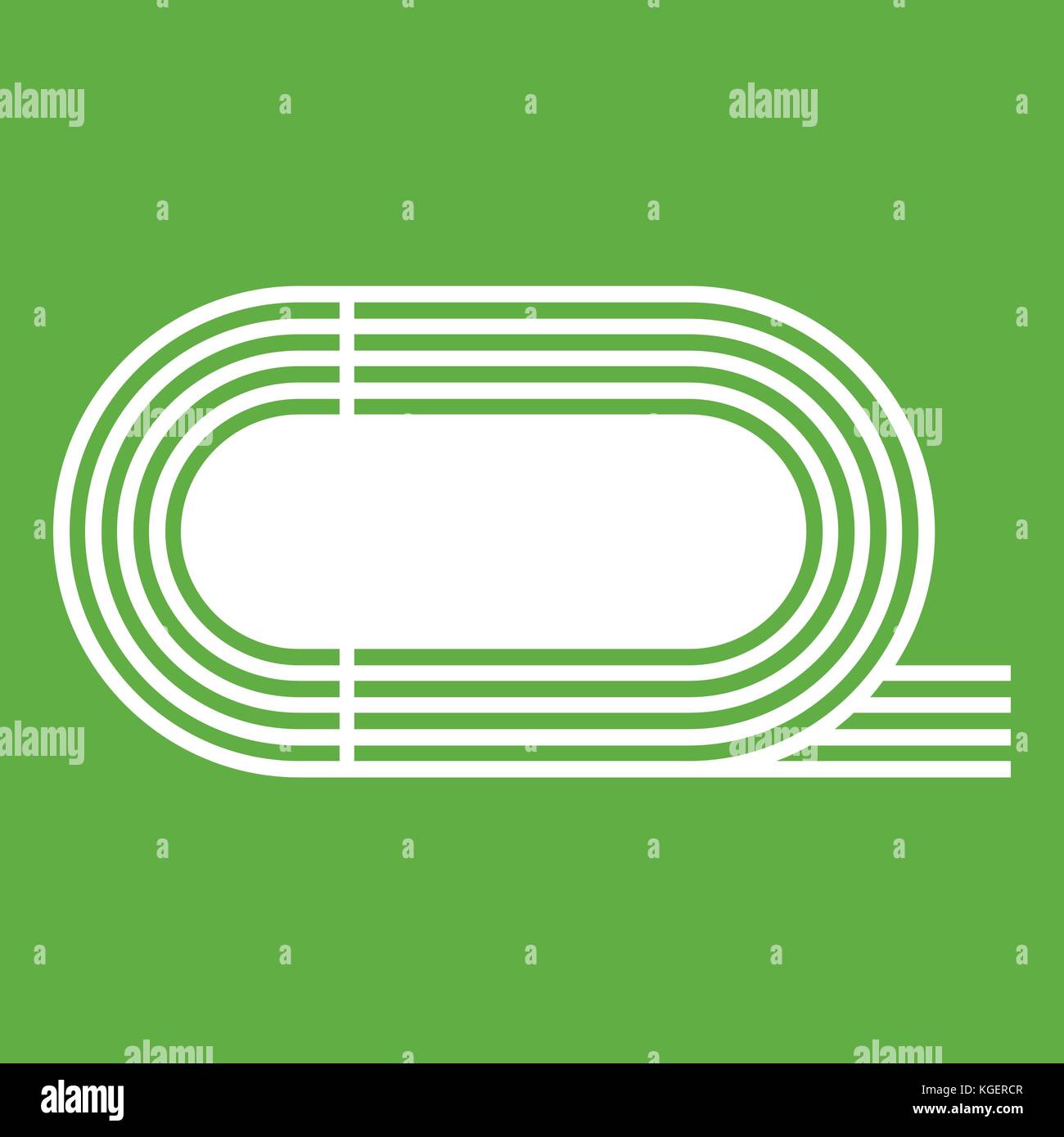 Athletic stadium icon green Stock Vector Image & Art - Alamy