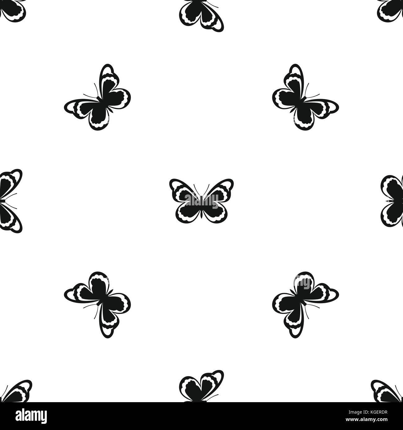 Small butterfly pattern seamless black Stock Vector Image & Art - Alamy