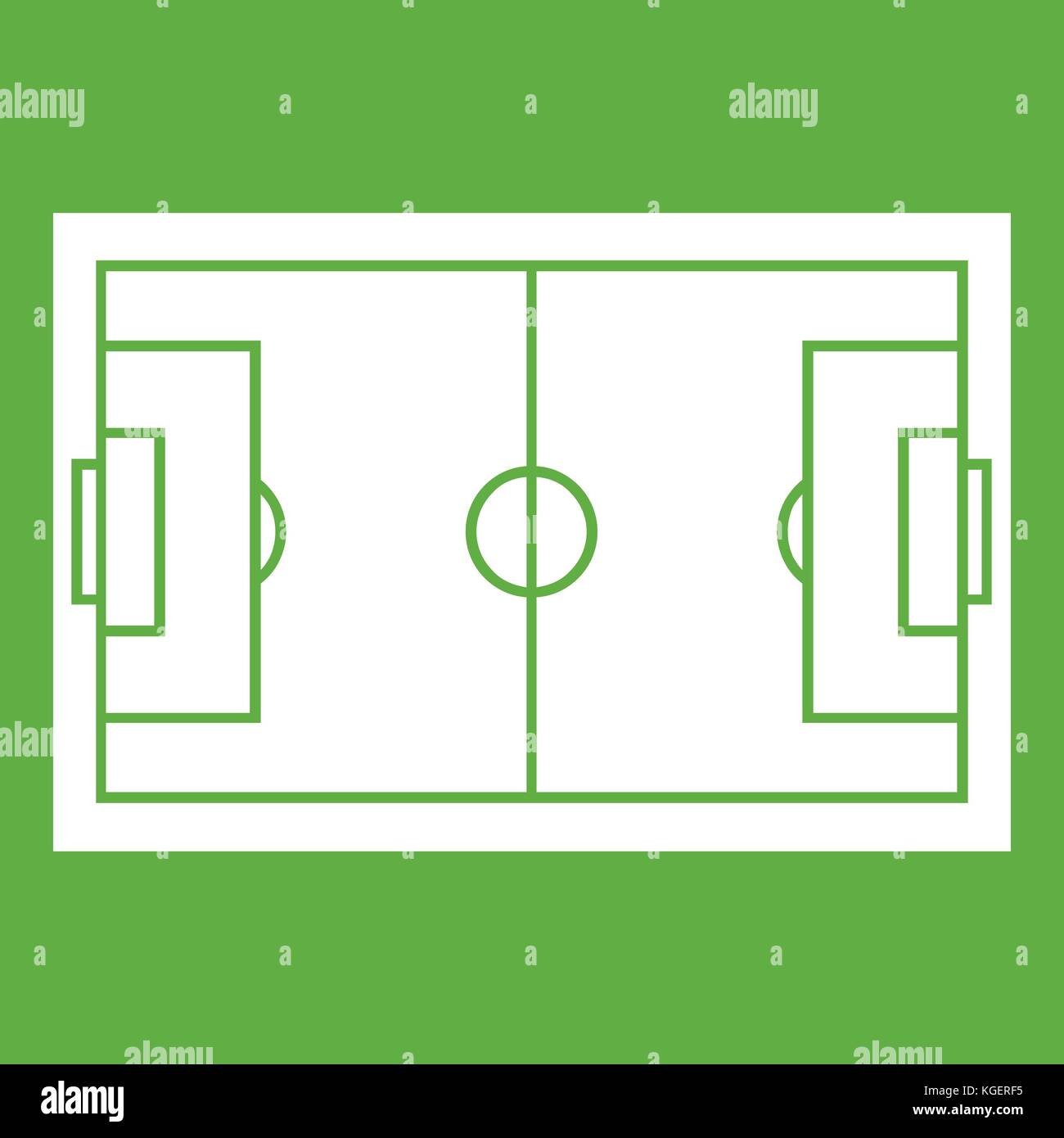 Soccer field icon green Stock Vector Image & Art - Alamy