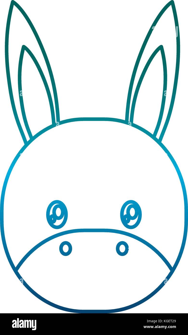 cute donkey icon Stock Vector Image & Art - Alamy