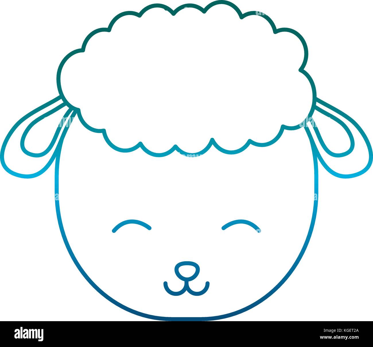 cute sheep icon Stock Vector Image & Art - Alamy