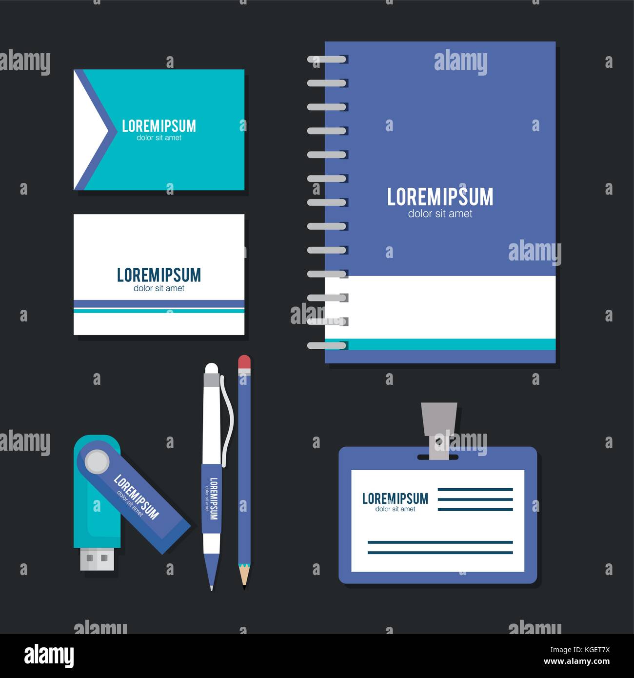 business printed advertising items Stock Vector Image & Art - Alamy