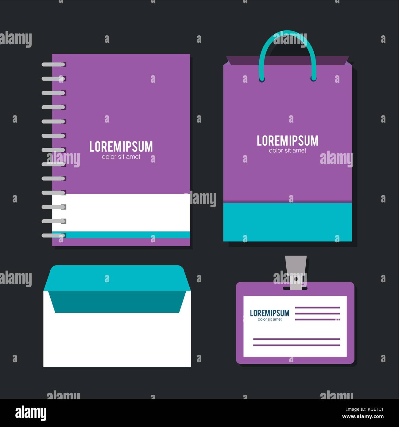 business printed advertising items Stock Vector Image & Art - Alamy