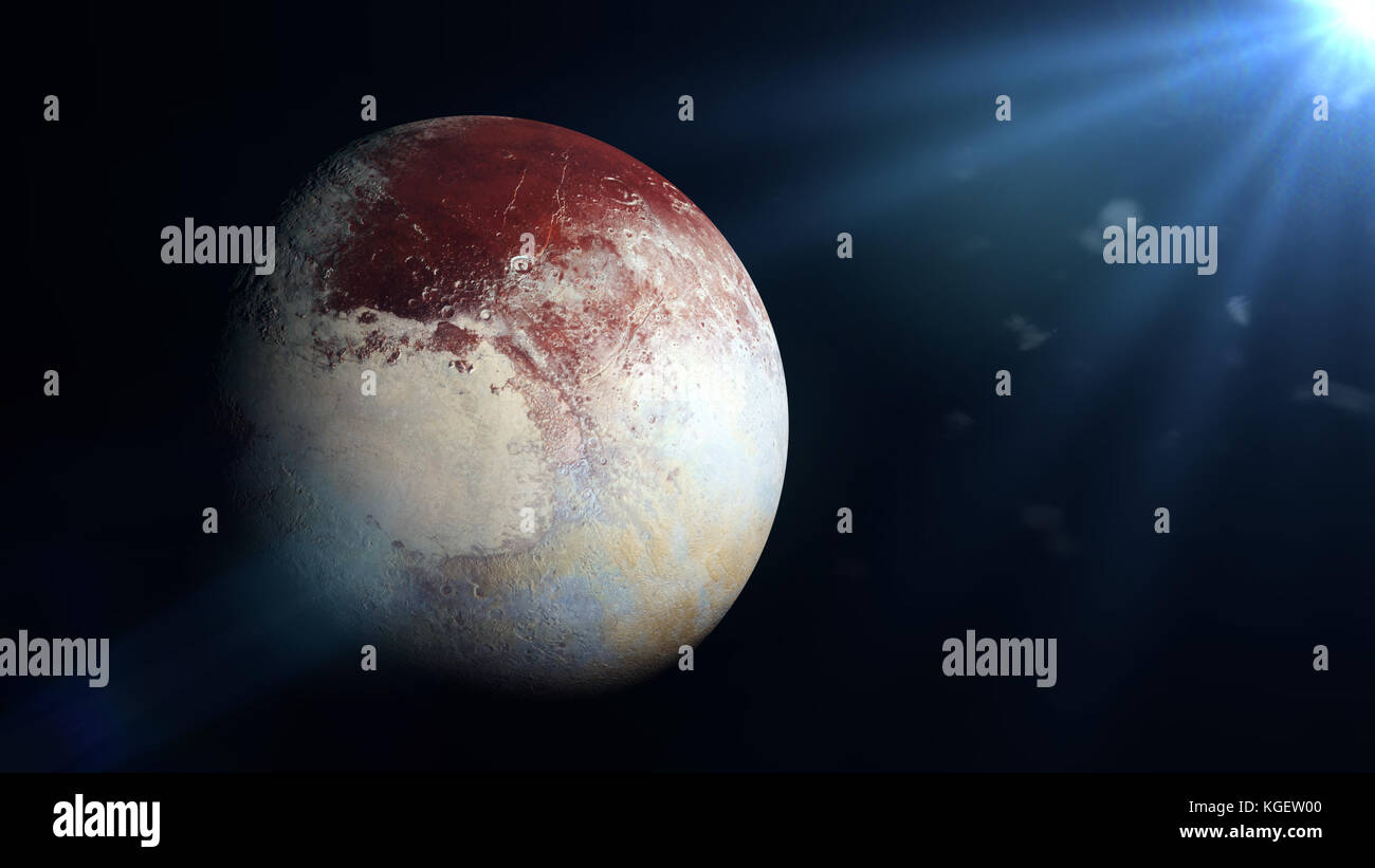 Pluto Compared To The Sun