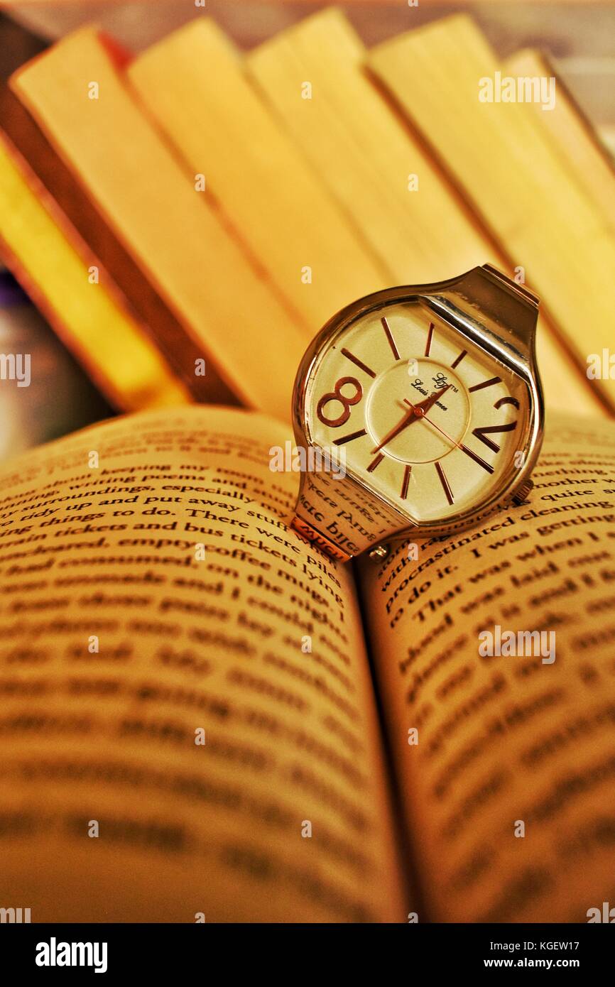 Time savors knowledge Stock Photo - Alamy