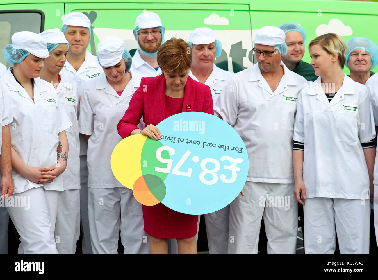 First Minister Nicola Sturgeon visits Stoats' new Edinburgh HQ, as she ...