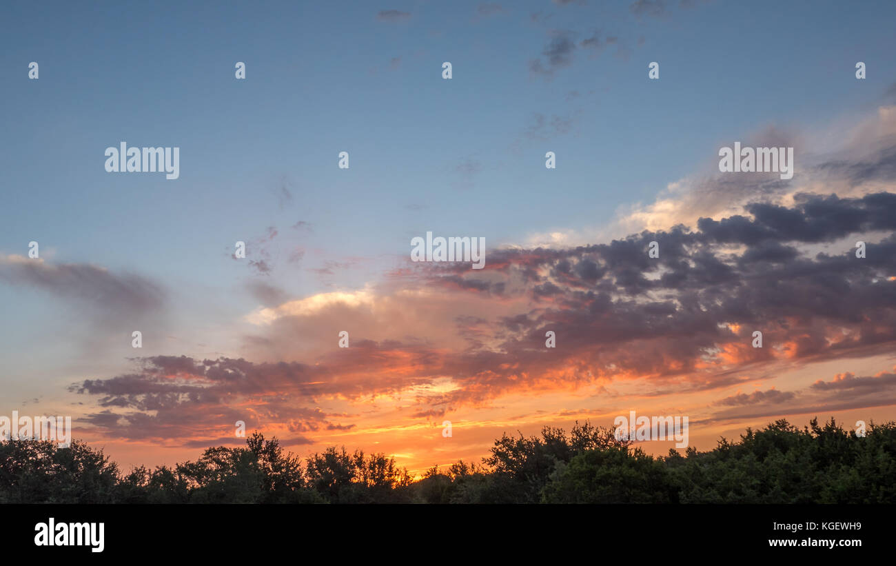 Storm Cloud Moving Left at Sunrise Stock Photo - Alamy