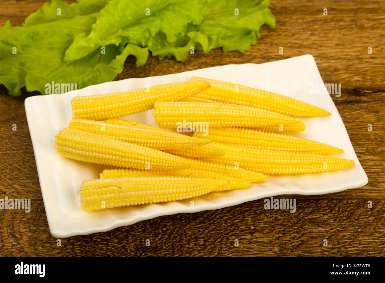 Young raw baby corn Stock Photo - Alamy