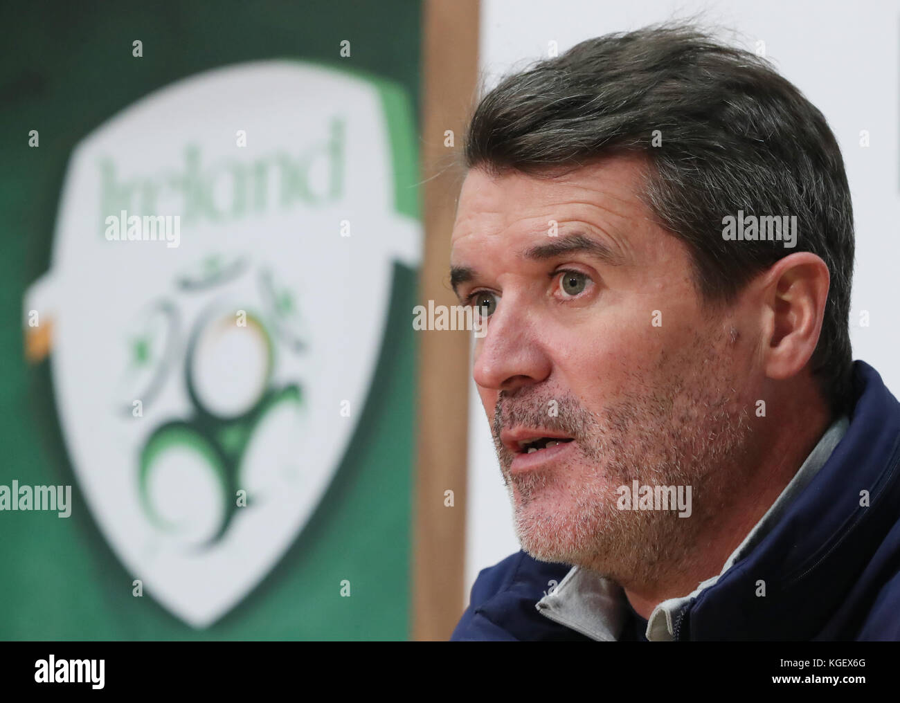 Roy keane press conference hi-res stock photography and images - Alamy