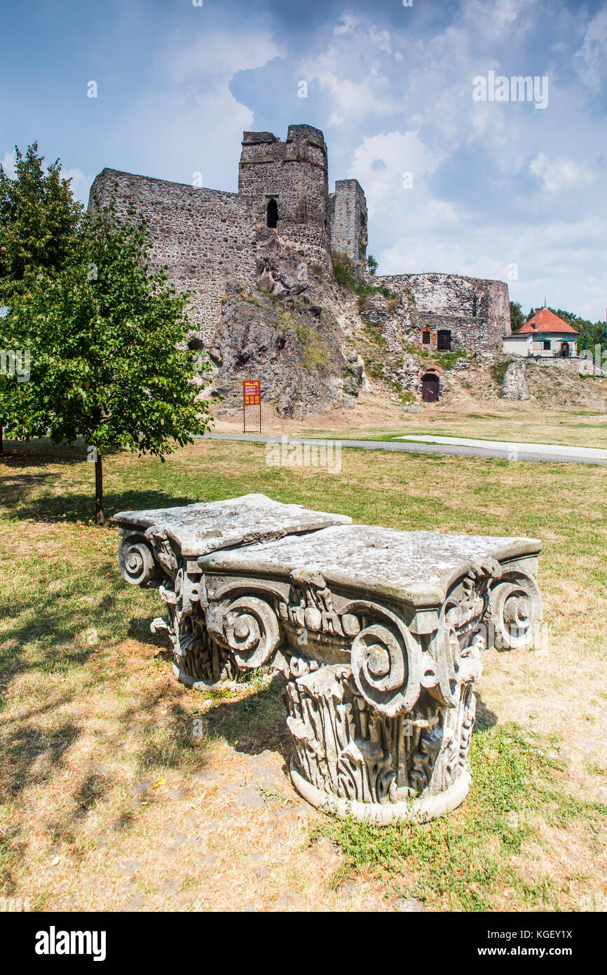 Levice, Slovakia - august 05, 2015: Levice castle built in half of XIII ...