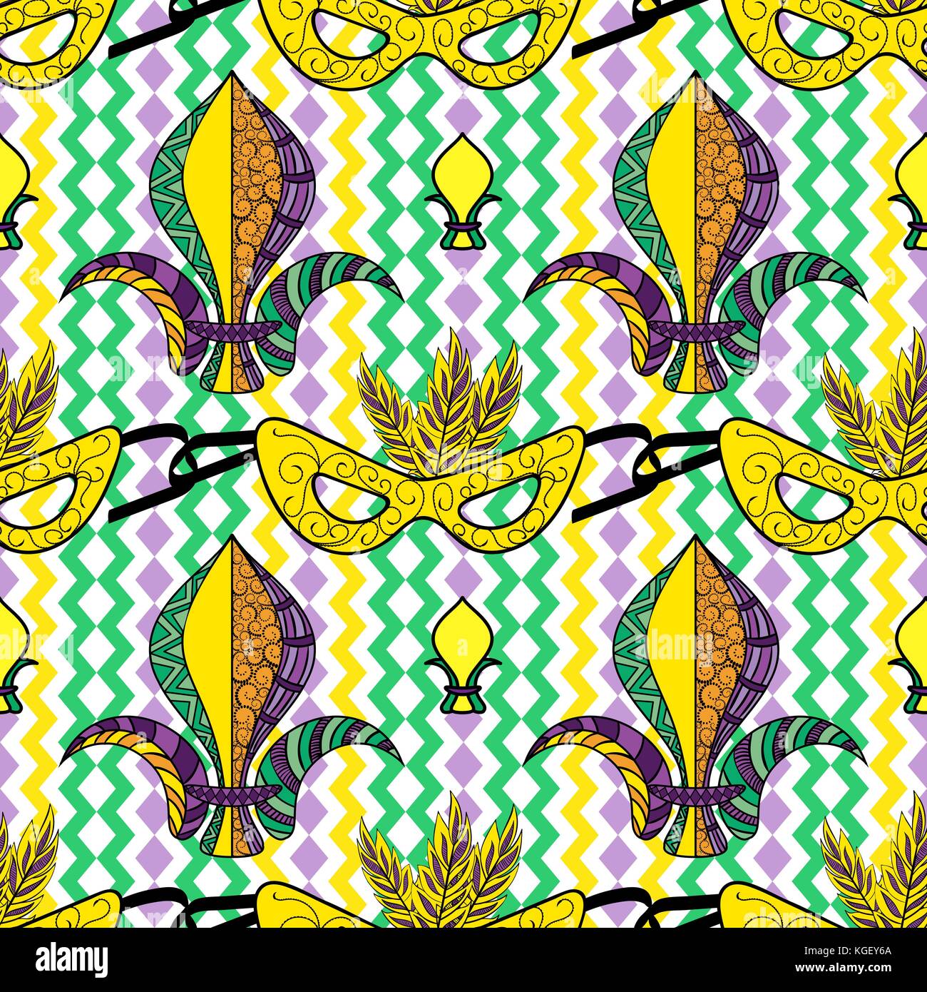 New orleans wallpaper Stock Vector Images - Alamy