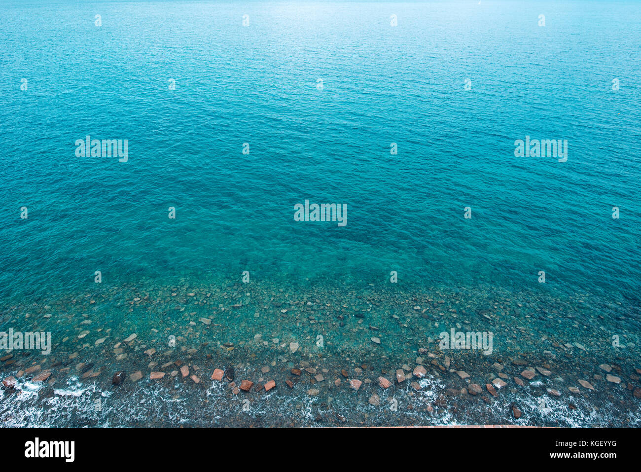 Aerial view of seascape. Sea water surface from above Stock Photo - Alamy
