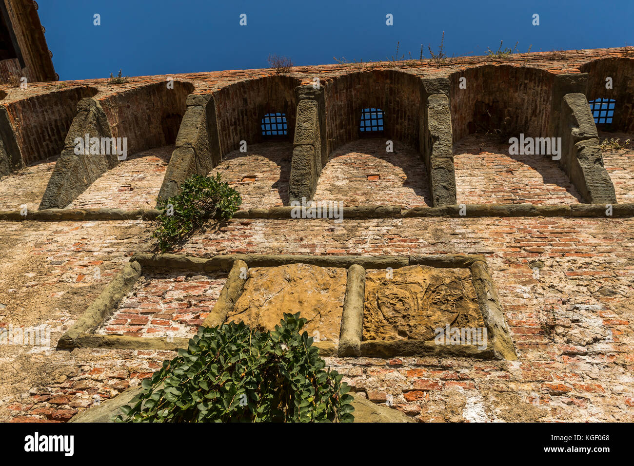 Montecarlo wine producing area where the land and the village are ...