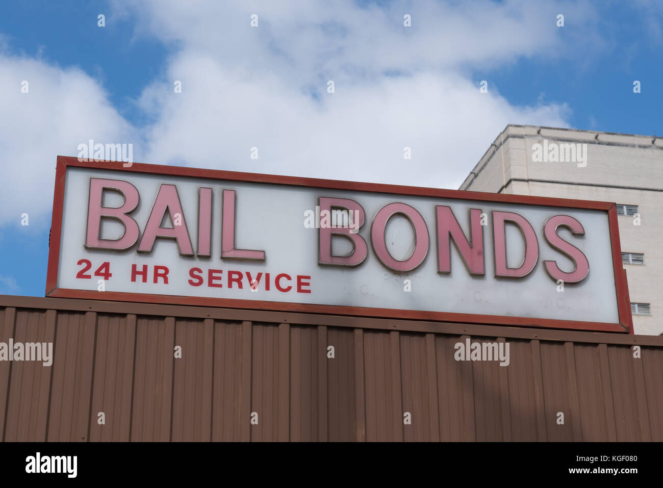 Bail Bonds Sign High Resolution Stock Photography and Images - Alamy