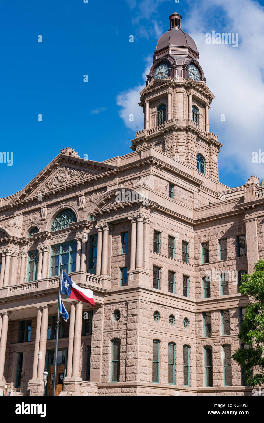 Historic Tarrant County Courthouse in Fort Worth, Texas Stock Photo - Alamy