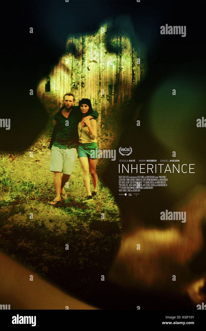 INHERITANCE, poster, from left, Jessica Kaye, Daniel Ahearn, 2017 ...