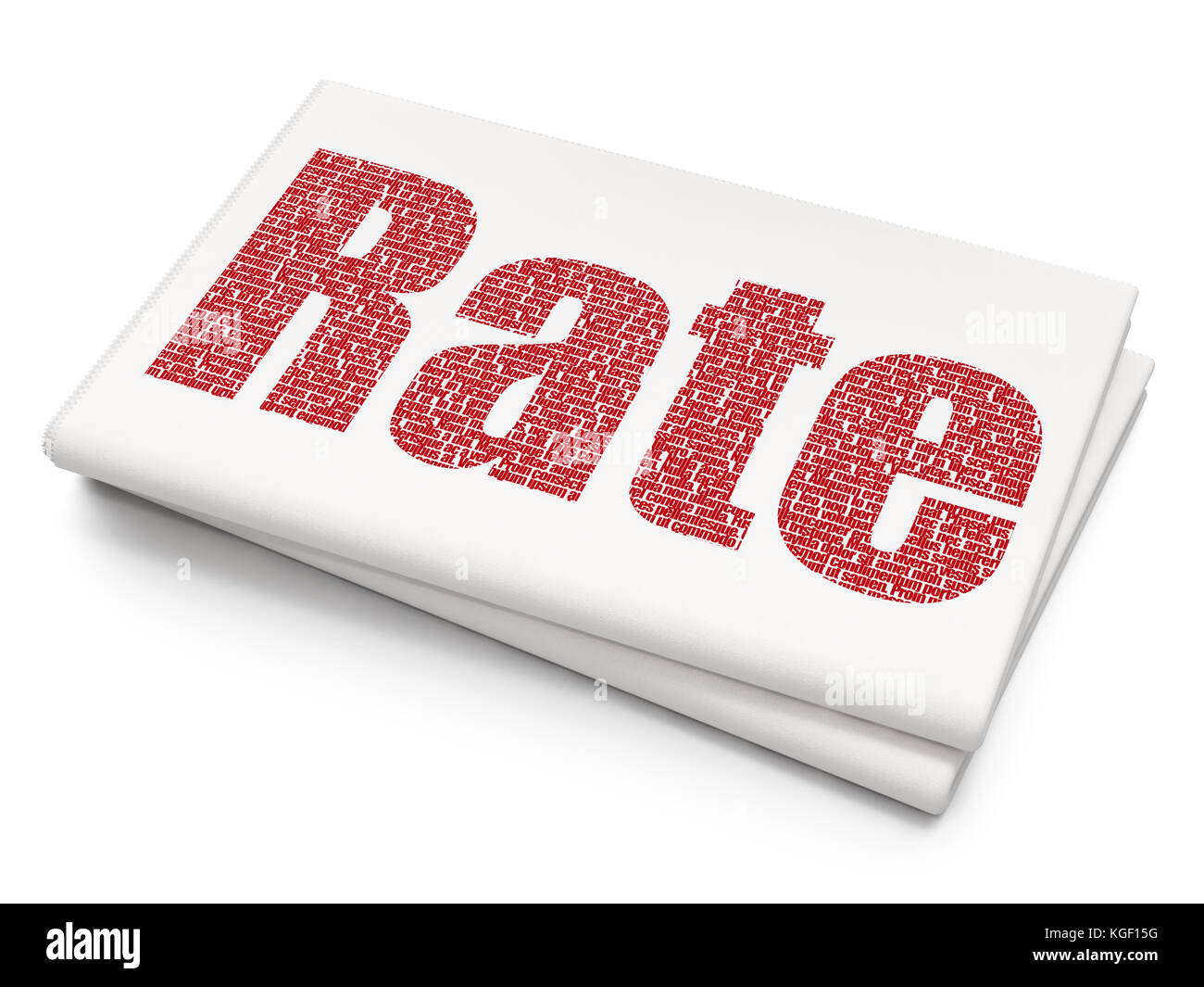 Currency concept: Rate on Blank Newspaper background Stock Photo - Alamy