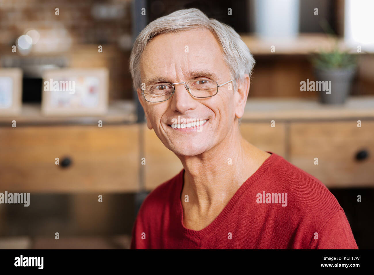 Portrait positive delighted man hi-res stock photography and images - Alamy