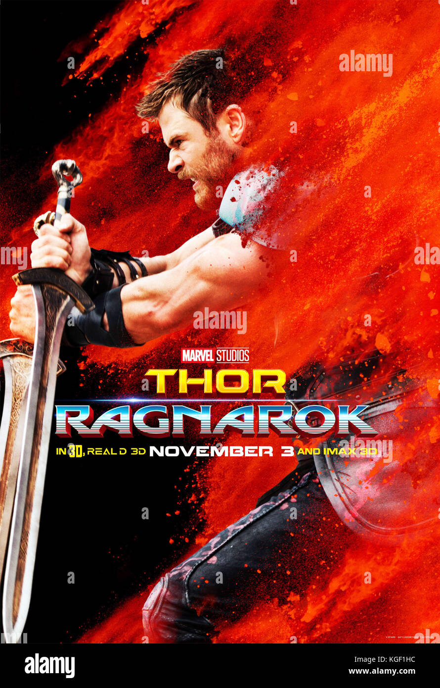 THOR: RAGNAROK, US character poster, Chris Hemsworth, as Thor, 2017 ...