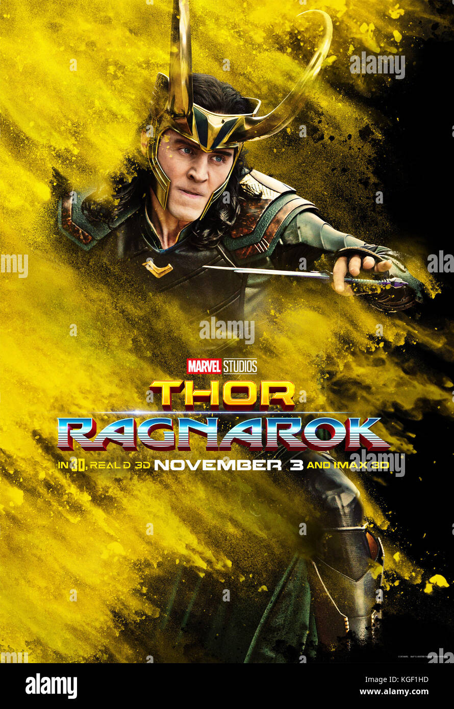 THOR: RAGNAROK, US character poster, Tom Hiddleston, as Loki, 2017 ...