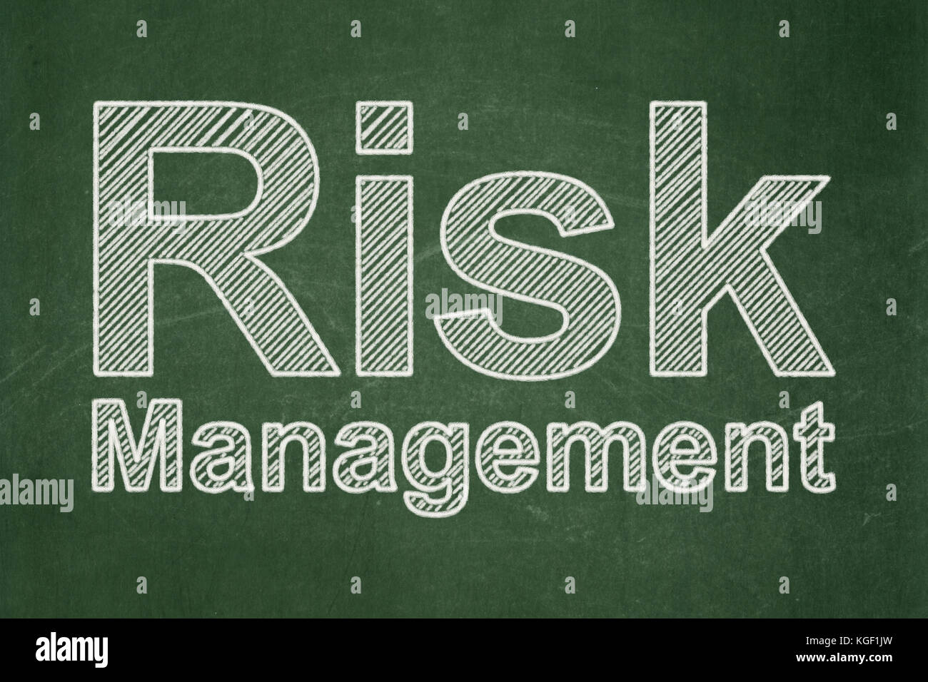 Business concept: Risk Management on chalkboard background Stock Photo ...