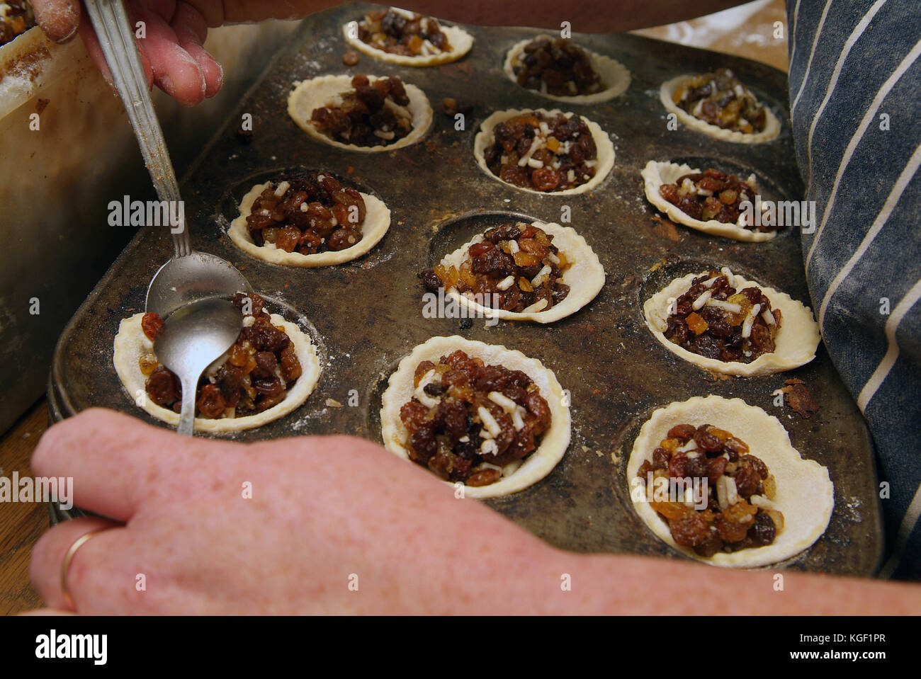 Marshfield Bakery with mince pies being made and other cake products ...