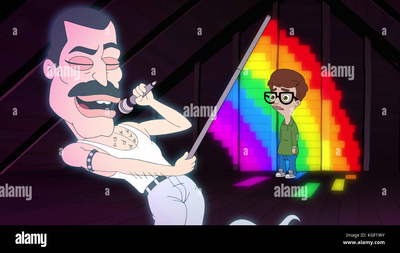 BIG MOUTH, Freddie Mercury (voiced by Jordan Peele), Andrew (voiced by ...