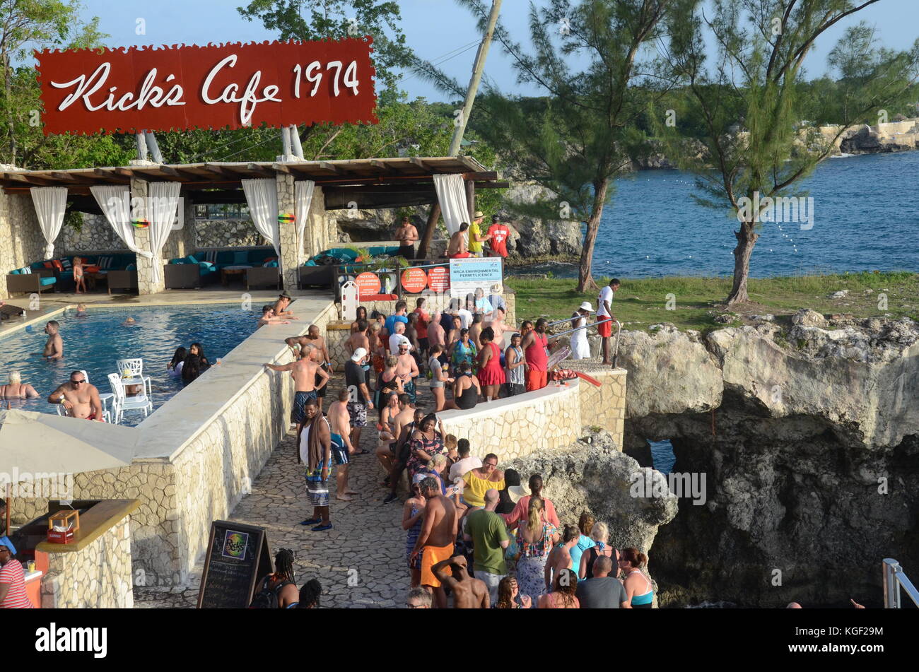"Rick·s Cafe", popular among tourists for its sunsets and cliff jumping ...